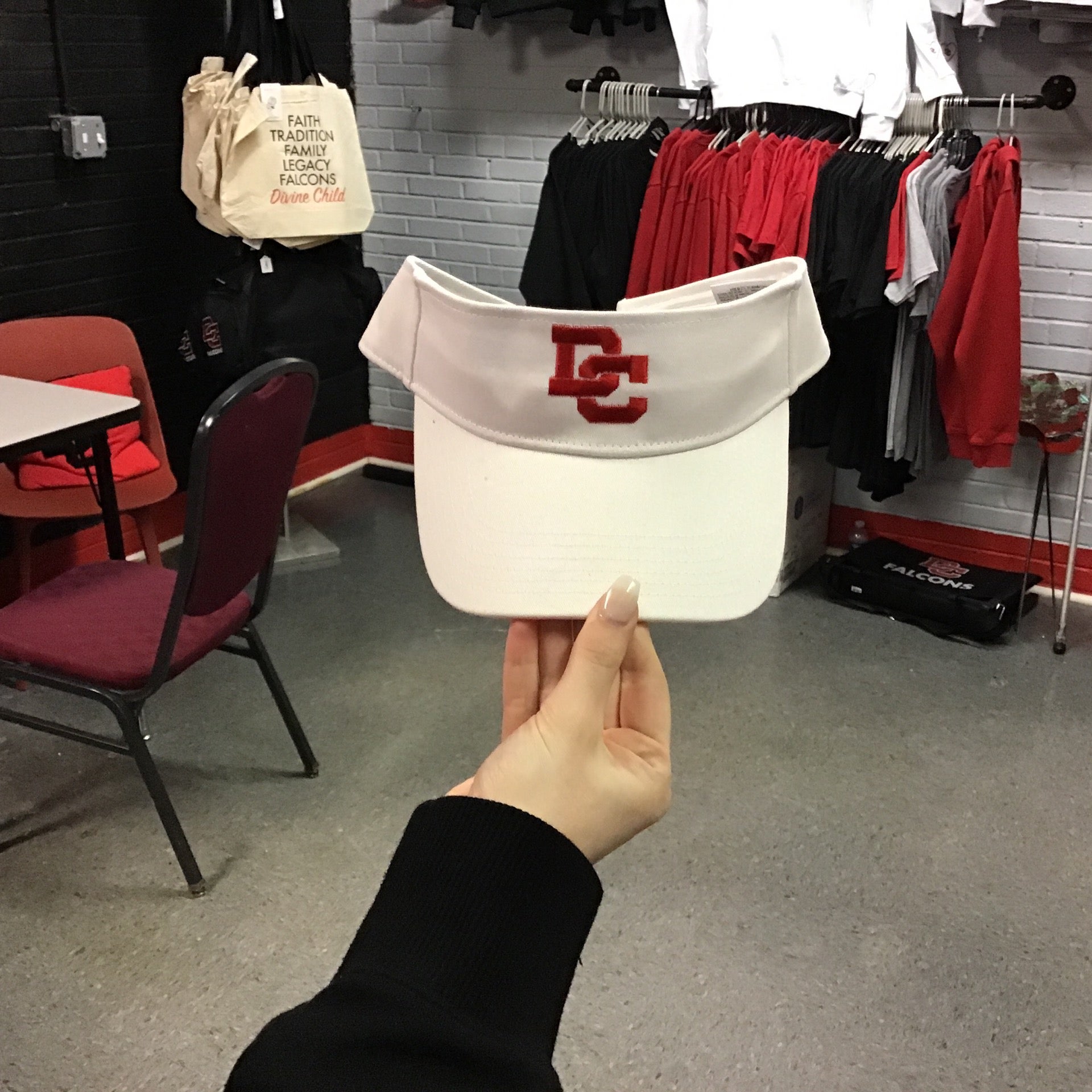 Champion DC Visor | Divine Child High School Falcon’s Nest